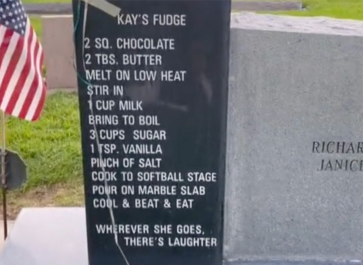 Woman Who Cooks “Gravestone Recipes” Goes Viral