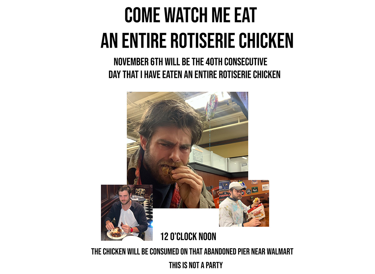 Man Who Ate Rotisserie Chicken For 40 Days Reveals the Side Effects