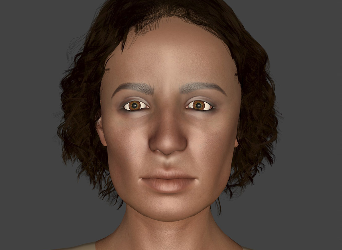 Face of Pregnant Egyptian Mummy Reconstructed Face of Pregnant Egyptian Mummy Reconstructed