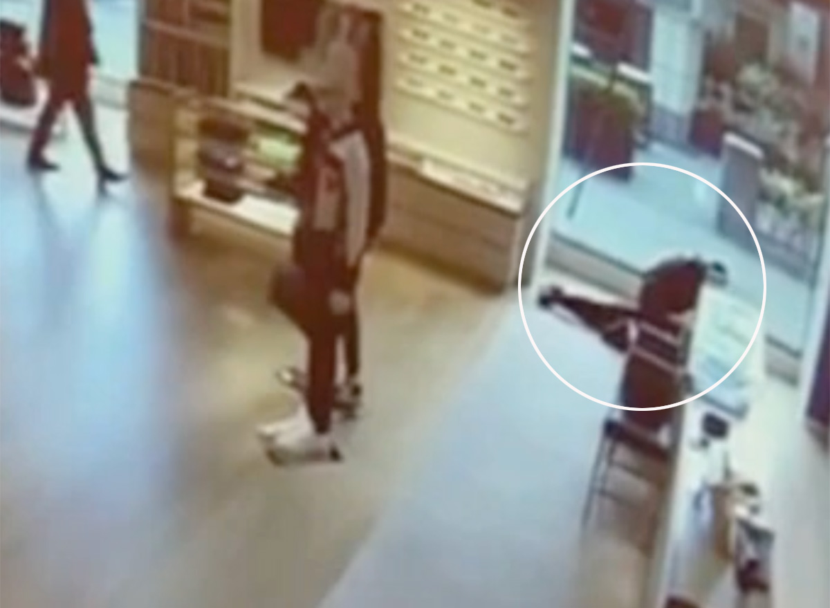 Alleged Thief Knocks Himself Out as He Tries to Flee Store