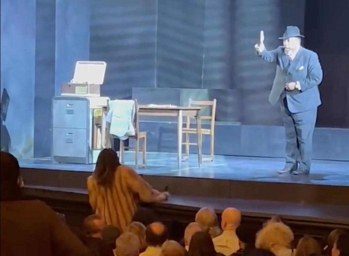 Rowdy Woman Jumps in Front of Audience at Broadway’s “Death of a ...