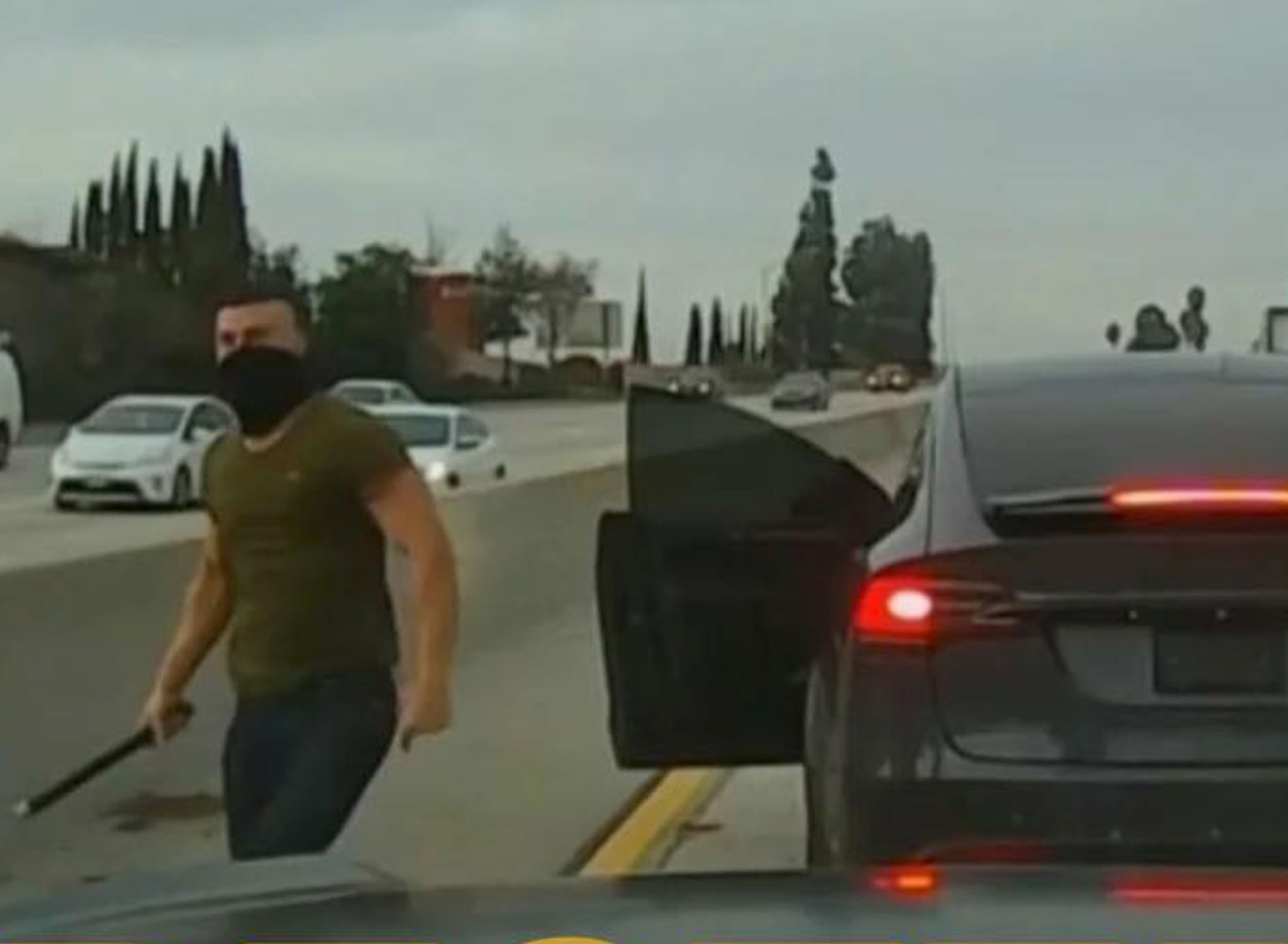 Suspected Tesla Driver Arrested After Series of Road Rage Attacks