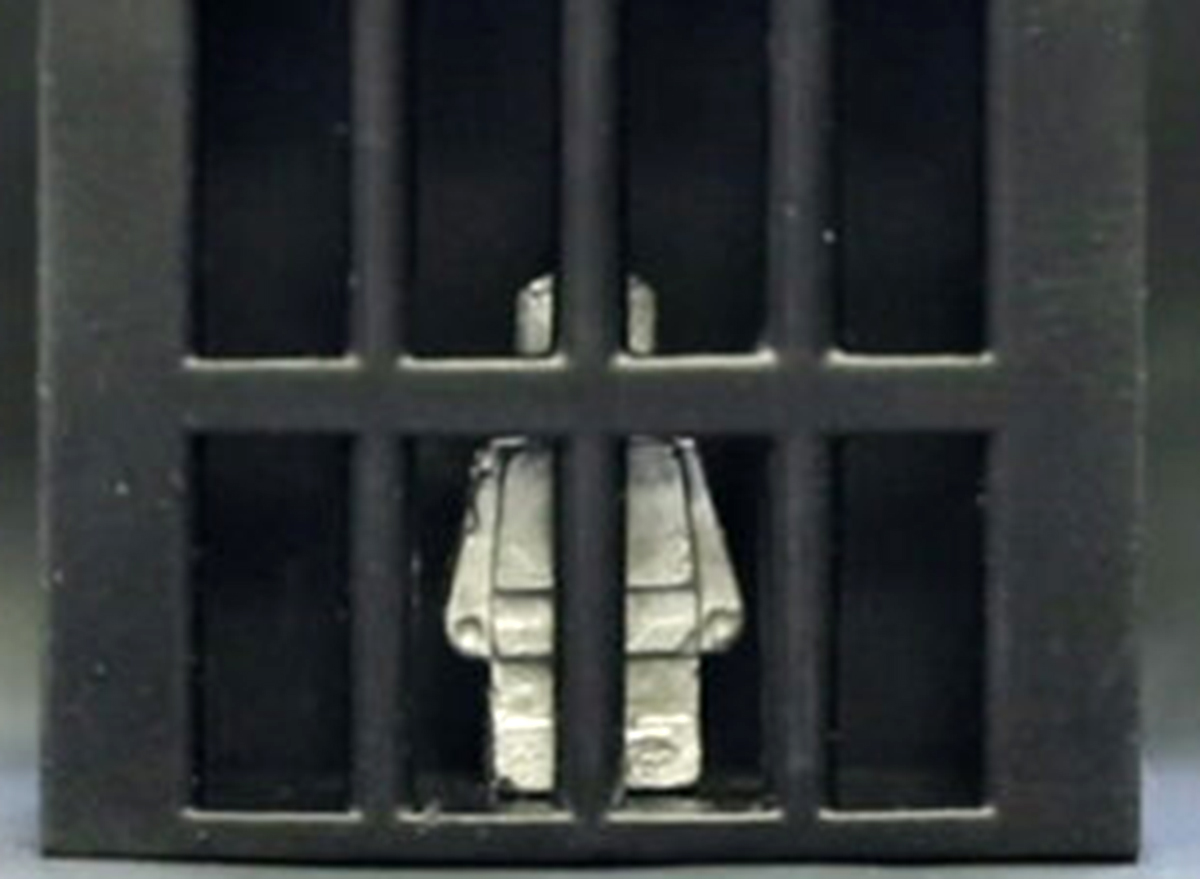 Shape-Shifting Robot to Escape Cage Through Bars