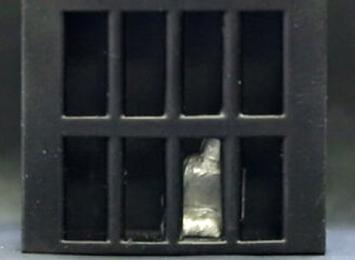 Shape-Shifting Robot to Escape Cage Through Bars