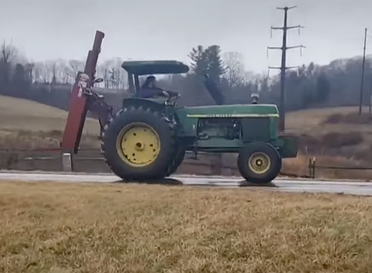 North Carolina Man Steals Tractor, Tries to Mow Down Pedestrians