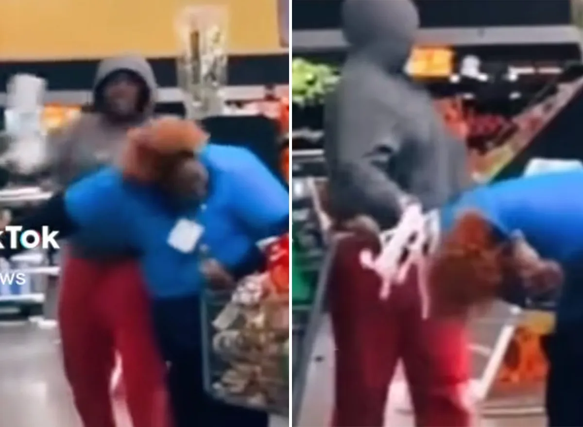Walmart Worker Attacked by Shoplifters Allegedly