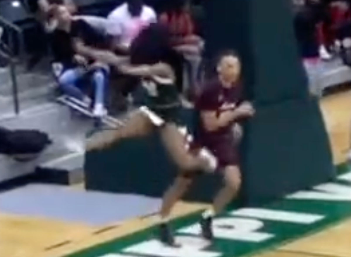 Cheerleader Ejected From Basketball Game After Shoving Player