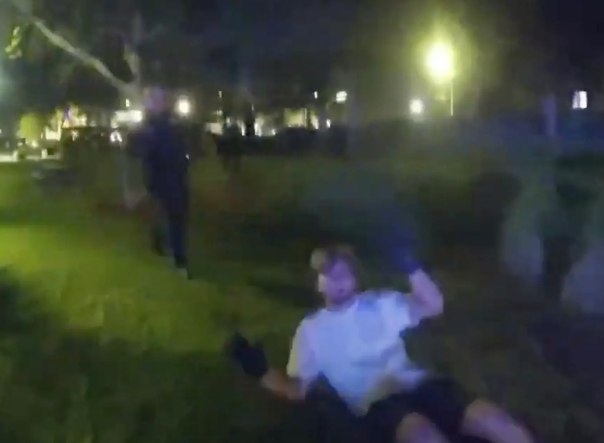 Biker Wheelies, Runs Red Light, Flips Off Deputies, Hit by Truck
