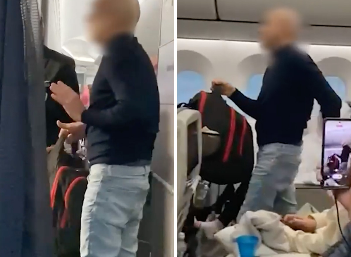 Passenger Gets Into Screaming Match While Waiting for Bathroom