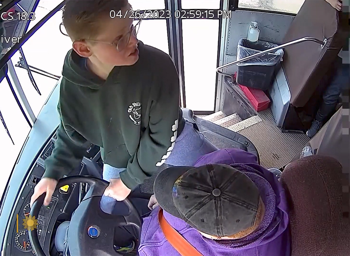13-Year-Old Hero Rescued School Bus By Taking Over the Wheel