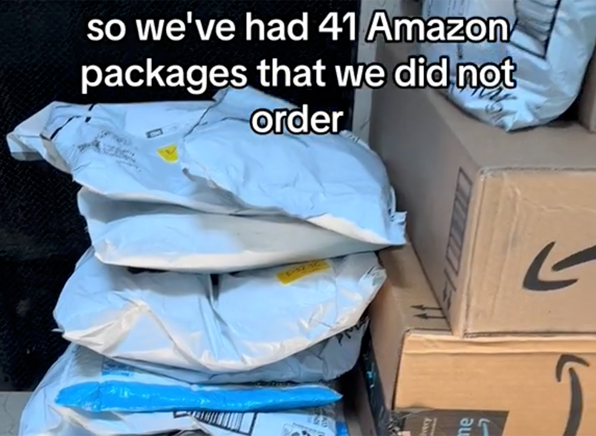 Woman Warned of Scam After Opening 41 Amazon Packages