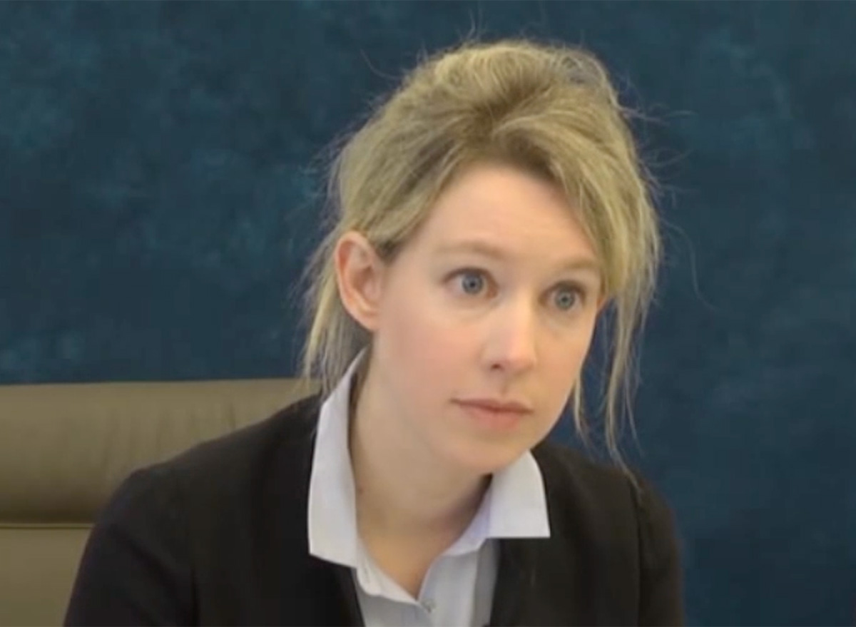 Convicted Fraudster Elizabeth Holmes Says She’s Broke