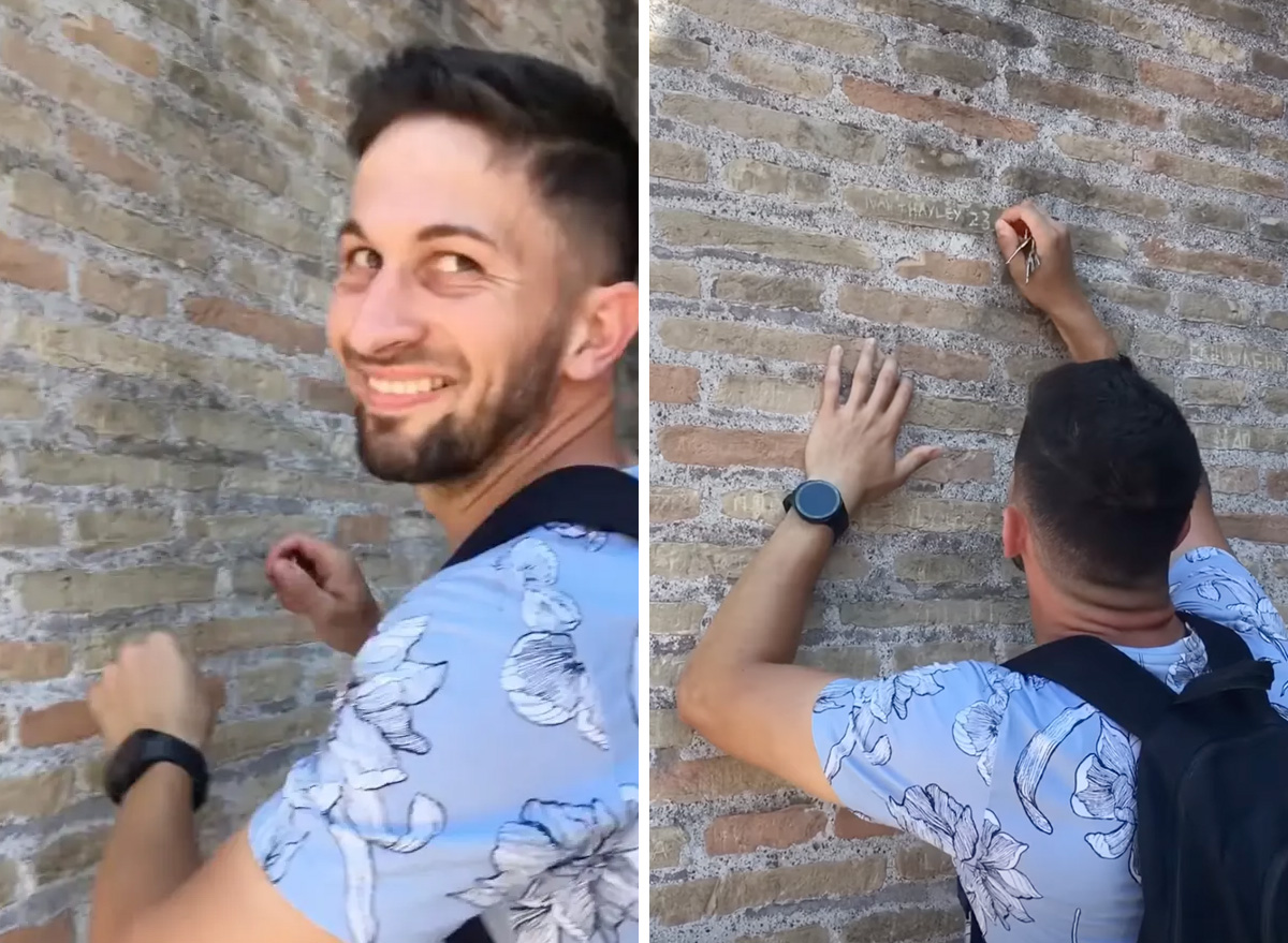 Tourist Defaced Colosseum, Said He Didn’t Know It Was so Old